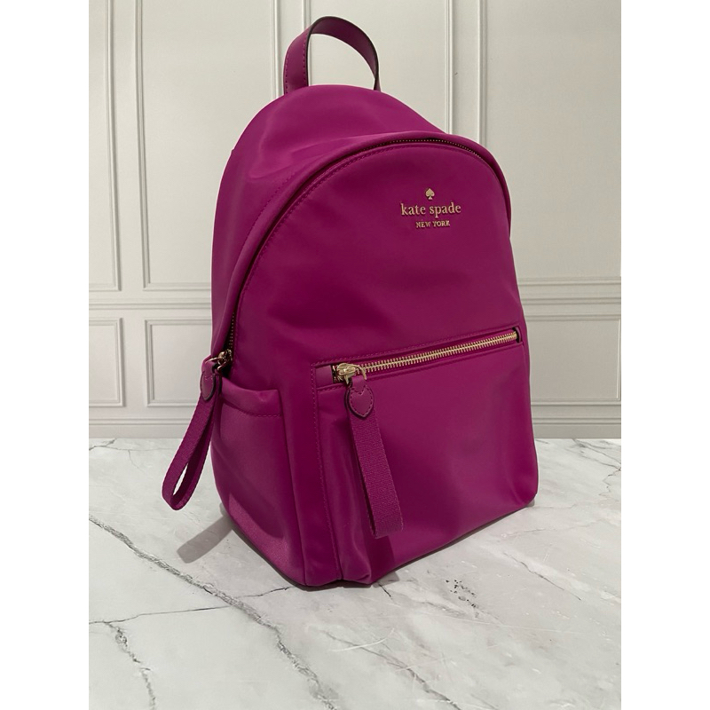 Jual Chelsea medium original backpack nylon pink rose new authentic ...