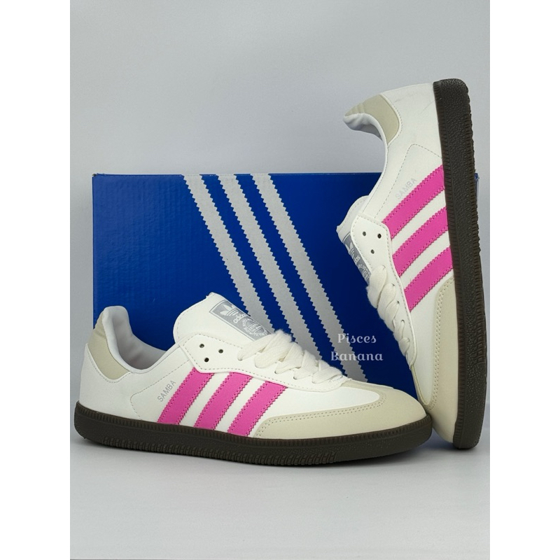 Jual Sepatu Samba OG White Lucid Pink | Shopee Indonesia