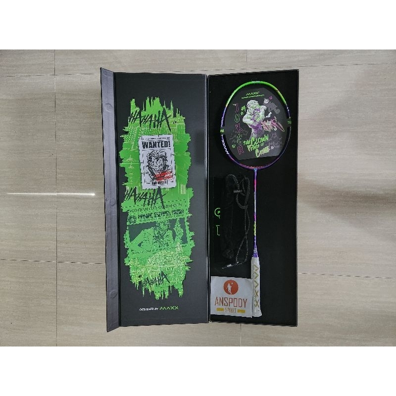 Jual RAKET BADMINTON MAXX JOKER THE PRINCE OF CRIME LIMITED EDITION ...