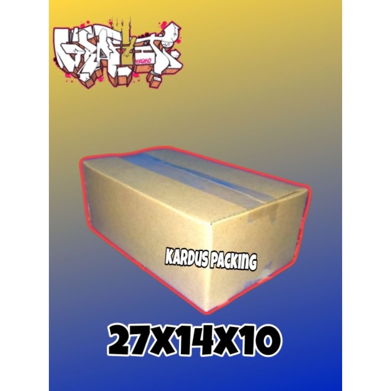 Jual kardus packing 27x14x10 kartonbox/kardus mini/kardus grosir ...