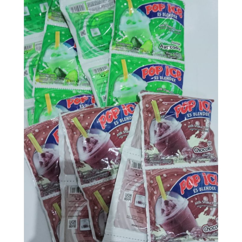 Jual Pop Ice / Minuman Serbuk Kemasan Pack isi Satu Renteng. | Shopee ...