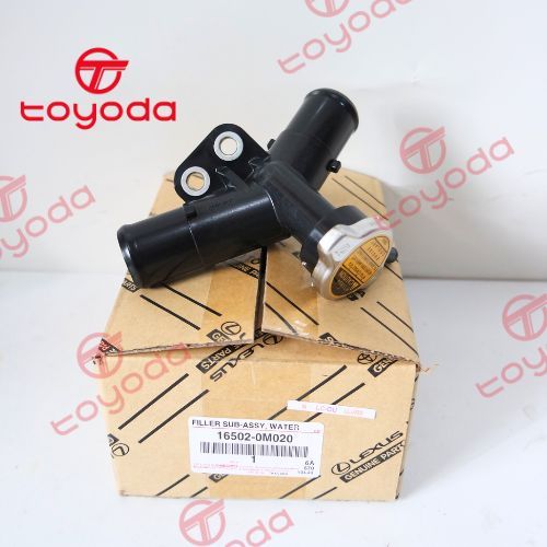 Jual 16502-0M020/ WATER OUTLET/ W/ RADIATOR CAP/ NEW VIOS/ YARIS ...