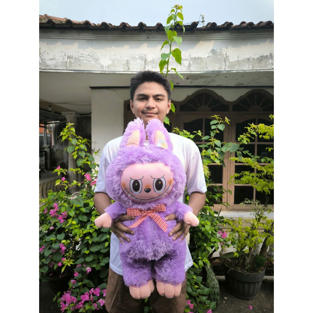 Jual BONEKA LABUBU JUMBO 75 CM THE MONSTER EXCITING MACARON | Shopee ...