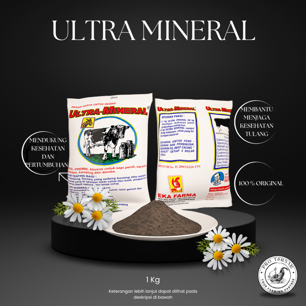 Jual Ultra Mineral 1 Kg untuk Hewan Ternak Sapi Perah, Sapi Potong ...