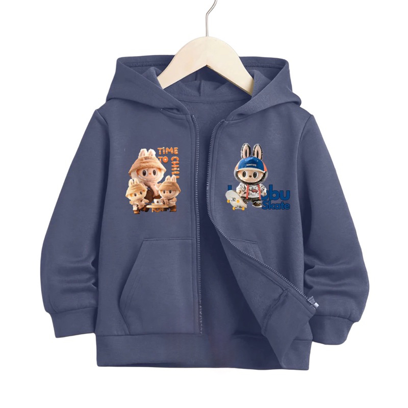 Jual RIVERS KIDS- Jaket Zipper Labubu Unisex Pria-Wanita Untuk Usia 2 ...