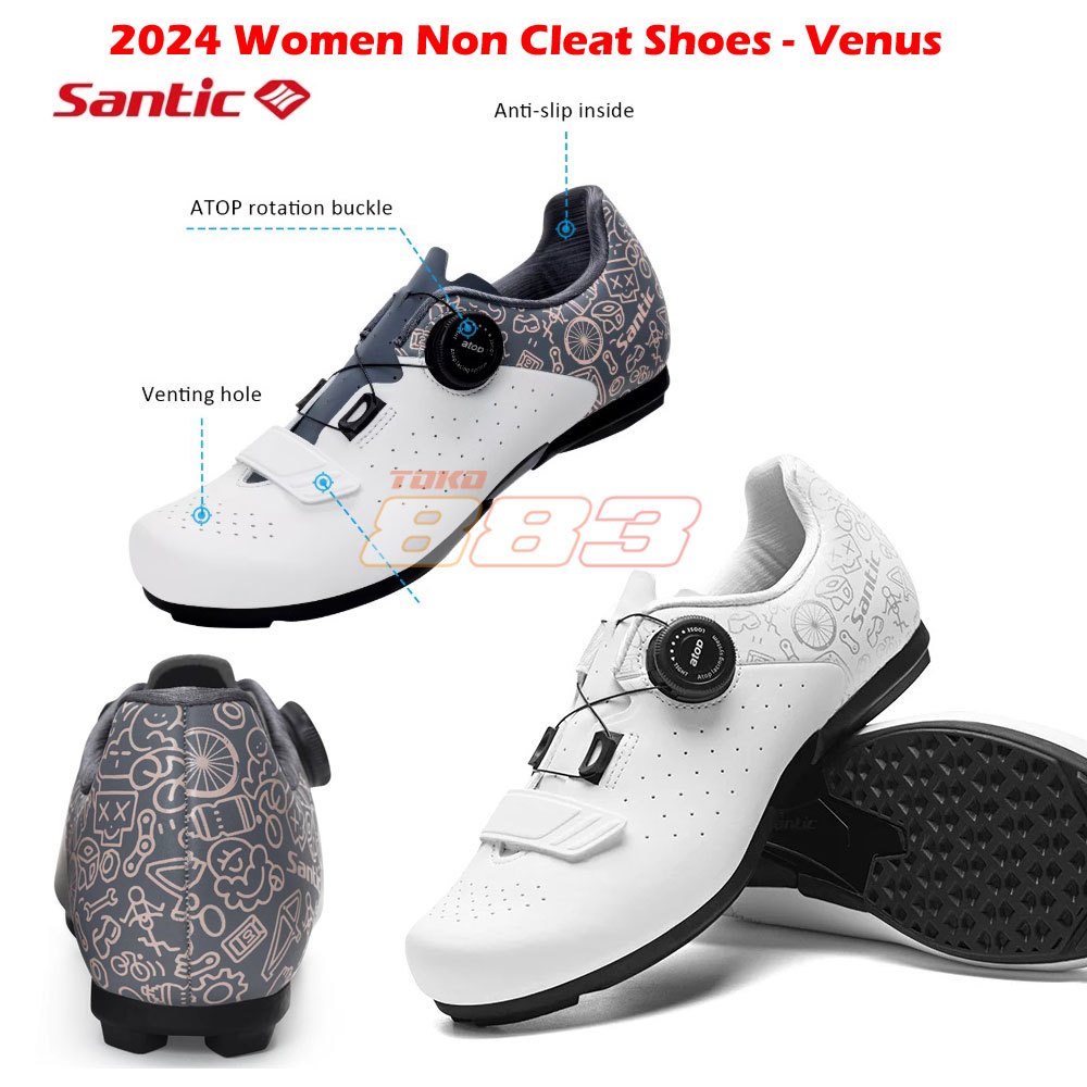 Jual Santic Women Cycling Non Cleat Shoes VENUS Sepatu Sepeda Wanita ...