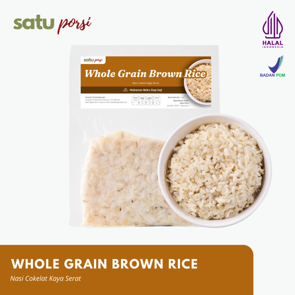 Jual Satu Porsi Whole Grain Brown Rice | Shopee Indonesia
