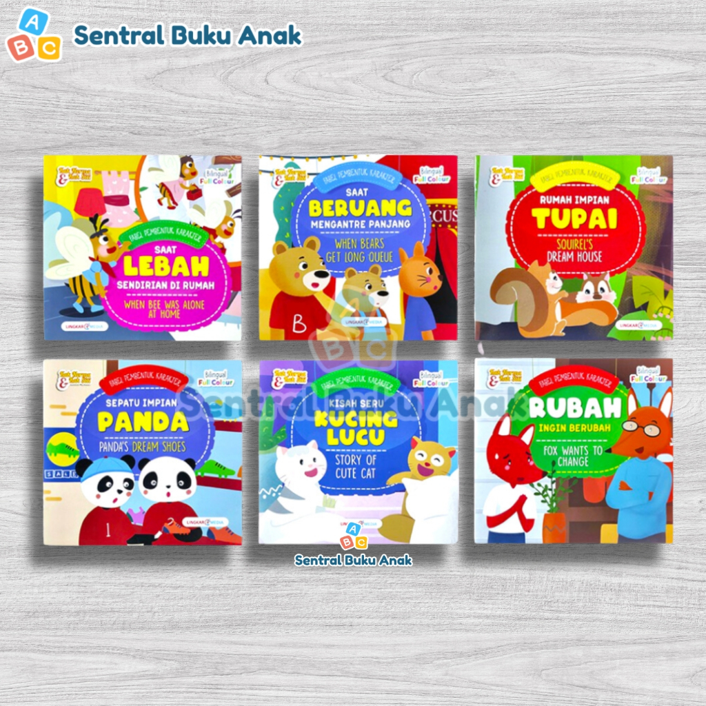 Jual Buku Cerita Anak Bergambar / Buku Dongeng Anak Bergambar Bilingual ...