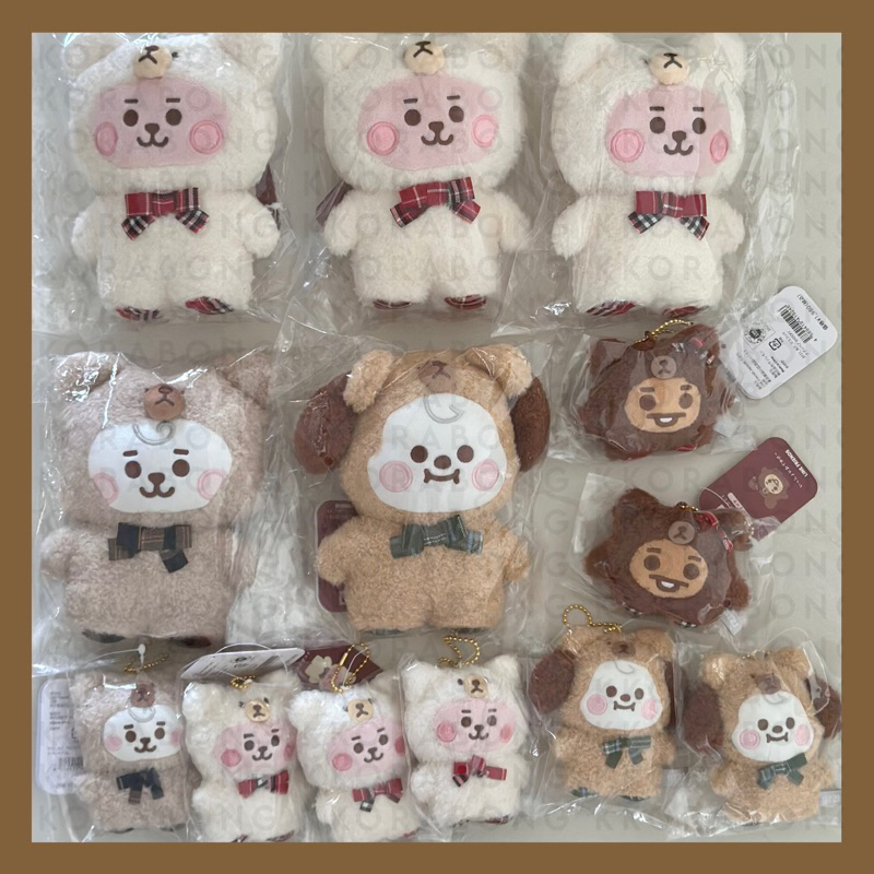 Jual [READY] BT21 JAPAN Bear Plush Keyring | Shopee Indonesia
