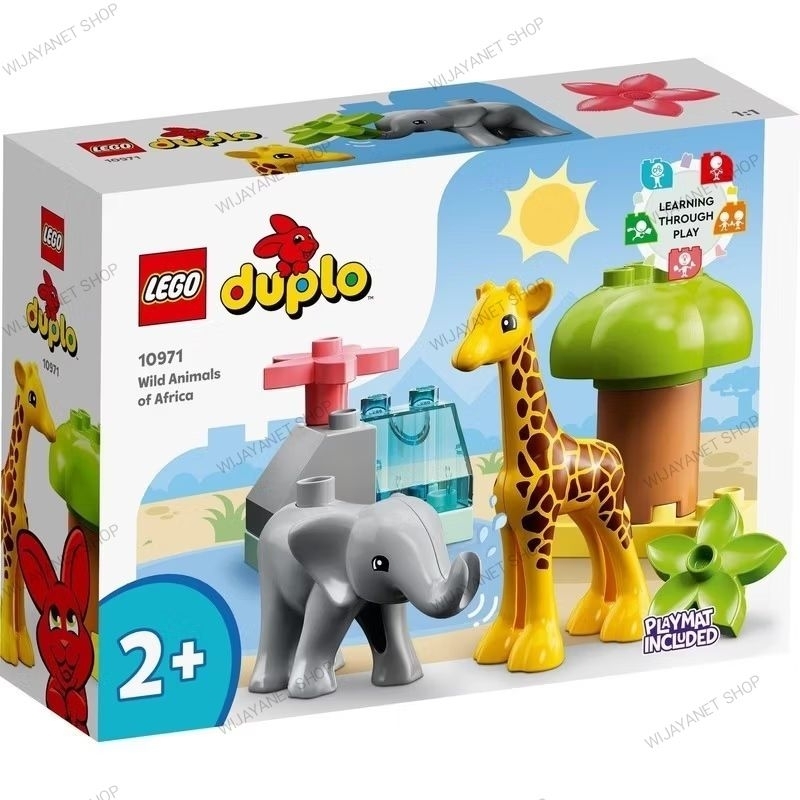 Jual LEGO DUPLO 10971 Wild Animals of Africa Building Toy (10 Pieces ...