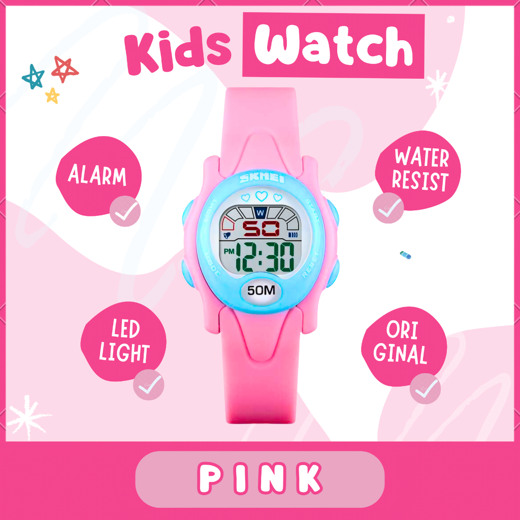Jual Jam tangan anak anak kecil perempuan cewek waterproof garansi 100% ...