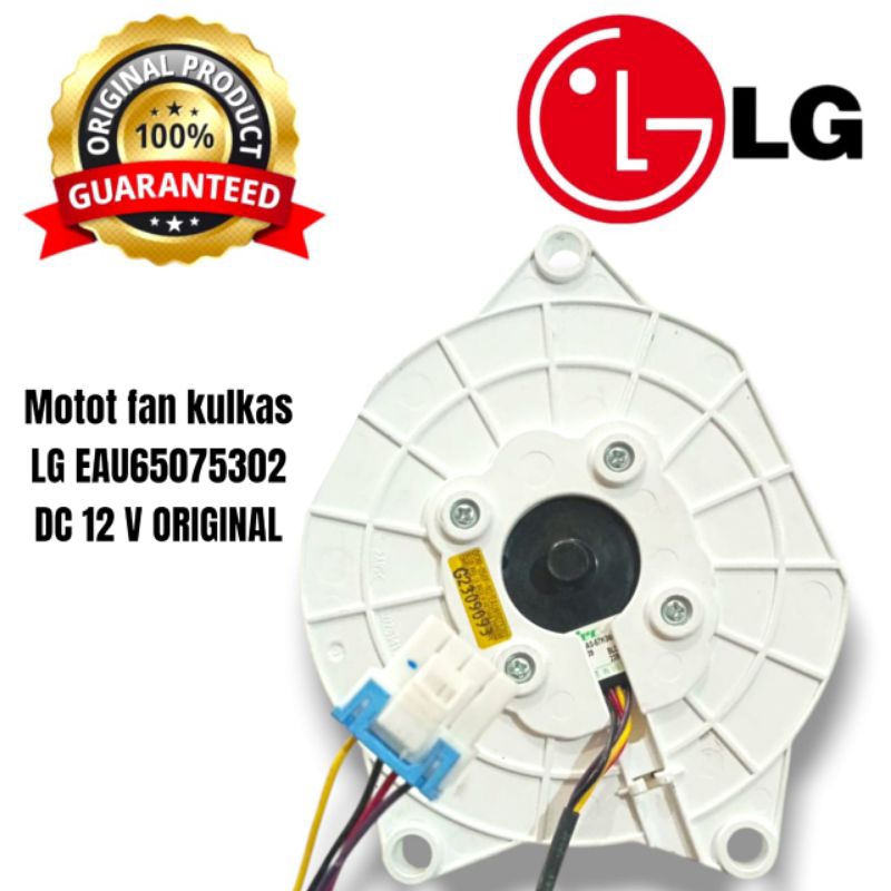 Jual fan Kipas kulkas LG 2 pintu inverter DC 12v original EAU65075302 ...