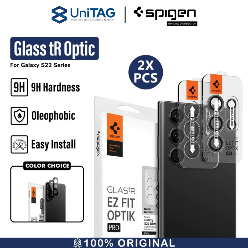 Jual Camera Lens Samsung Galaxy S22 Ultra Plus Spigen Glass tR Optic ...