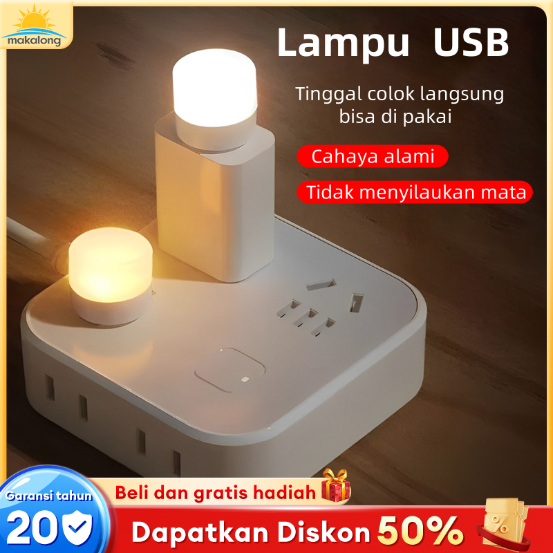 Jual LAMPU LED USB MINI Light Bulb Portable Belajar Baca Night light ...