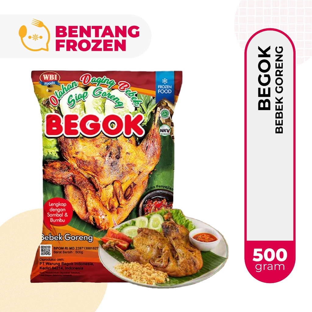 Jual Begok Bebek / Ayam Goreng Ready to Cook 500gr / Bebek Ungkep ...