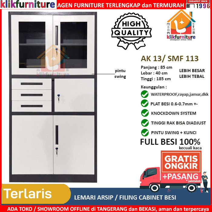 Jual (LEBIH TEBAL) Lemari Arsip Filing Cabinet Besi FC 2005 / AK 13 ...