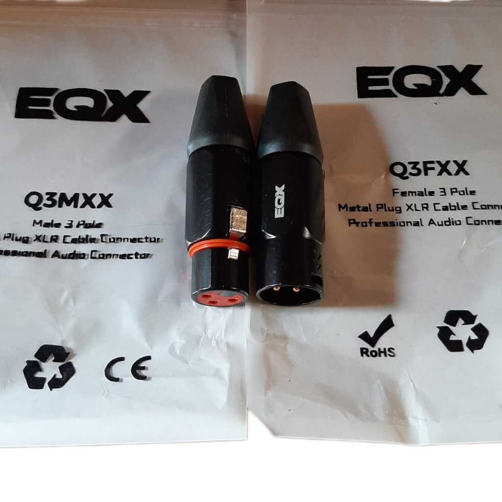 Jual jek jack canon xlr ODEON male or female original EQX | Shopee Indonesia