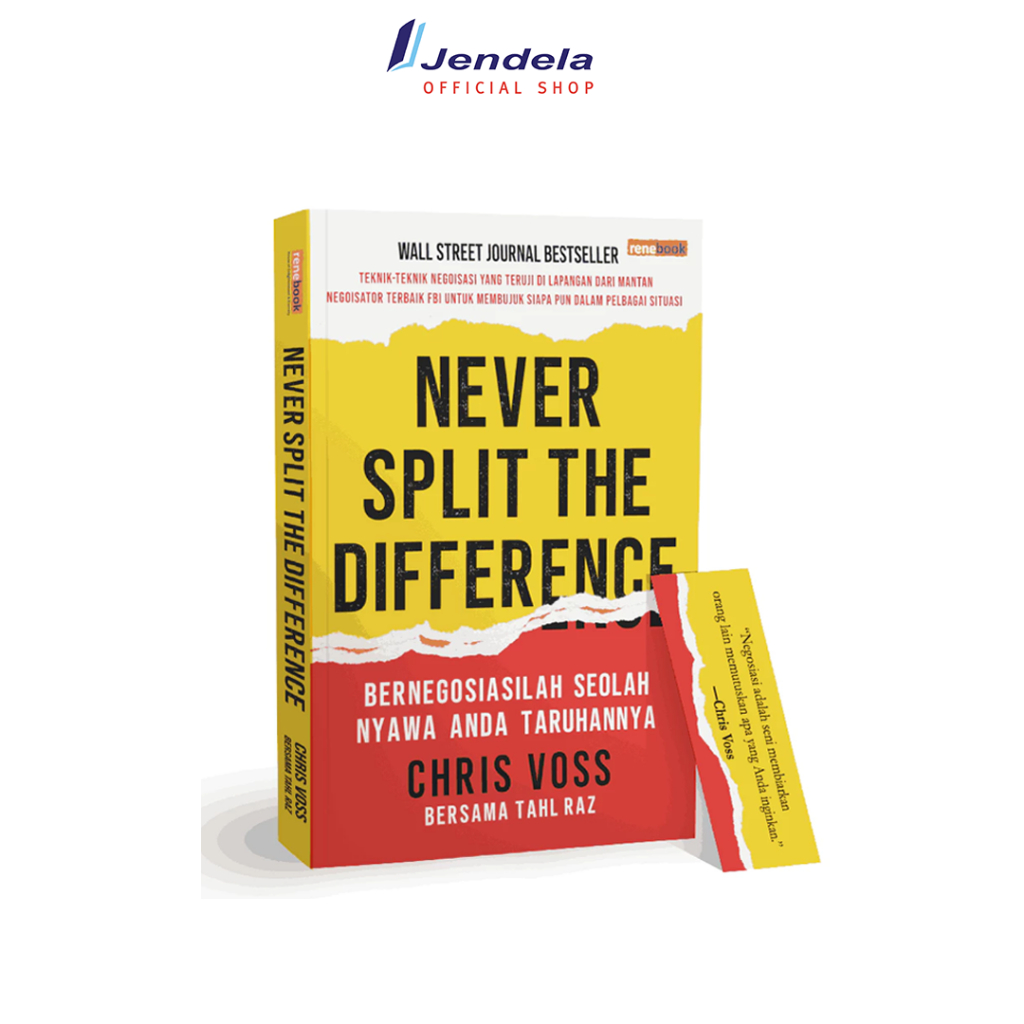 Jual Buku Never Split the Difference Bernegosiasilah Seolah Nyawa Anda ...