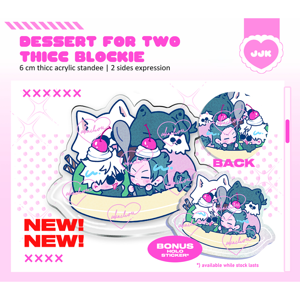 Jual JJK / Jujutsu Kaisen Gojo & Geto ~ Dessert for Two ~ Acrylic ...