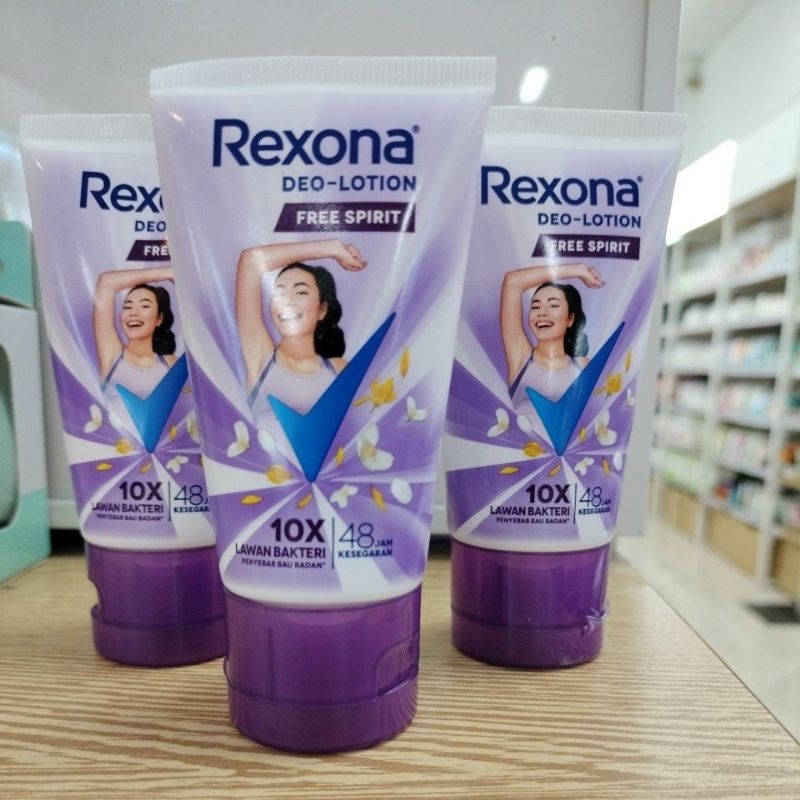 Jual REXONA DEO-LOTION FREE SPIRIT 45Gr | Shopee Indonesia