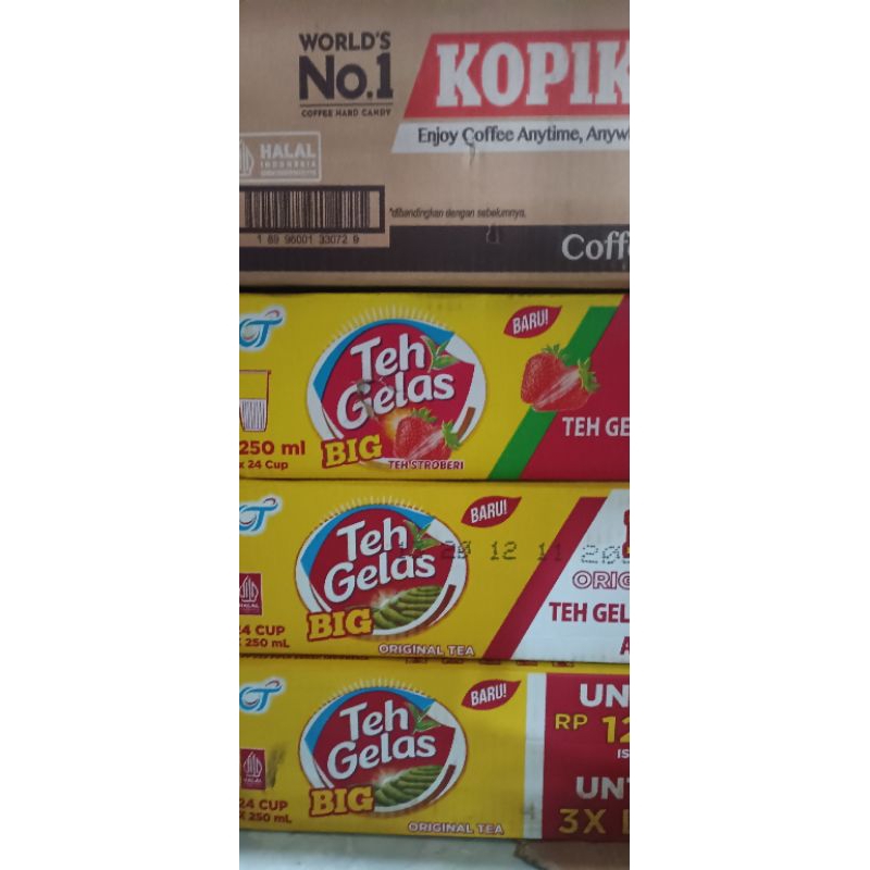 Jual kardus bekas teh gelas, kardus bekas teh pucuk, kardus bekas teh ...