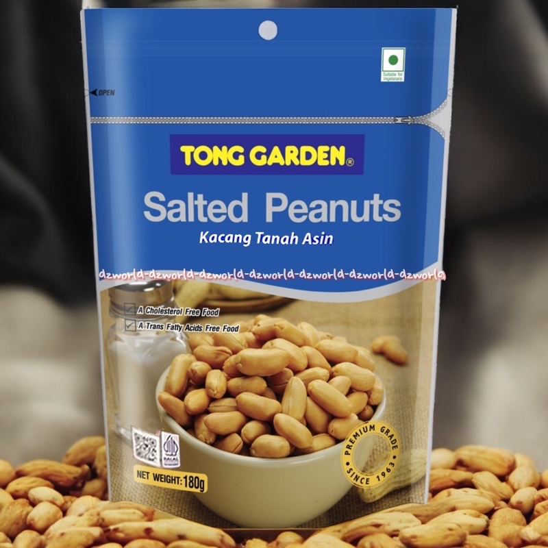 Jual Tong Garden 180gr Salted Peanuts Nuts Snack Kacang Asin Tanah Nut ...