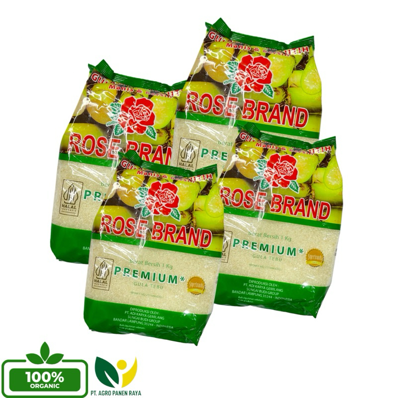 Jual GULA PASIR ROSE BRAND 1 KG | Shopee Indonesia
