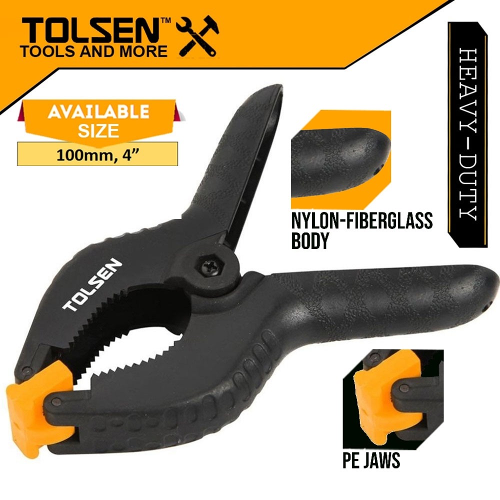 Jual Spring Clamp Klem 4 dsn 6 inch 100 mm Nylon Alat Penjepit Kayu ...