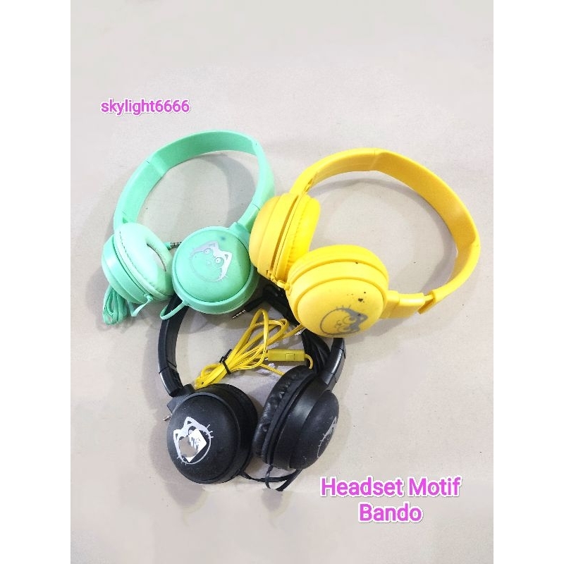 Jual Headset Bando Motif Returan (A+) | Shopee Indonesia