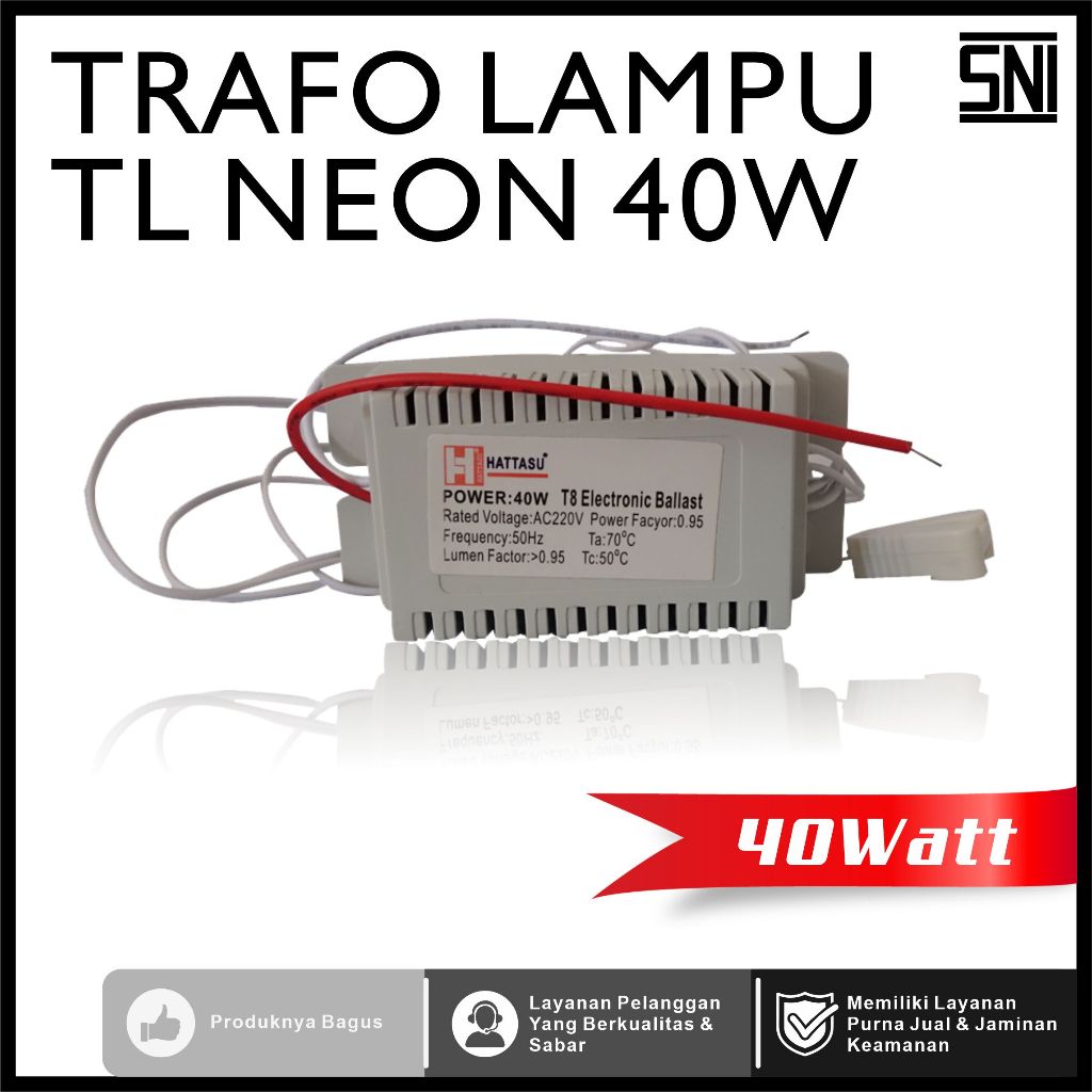 Jual Trafo lampu TL Neon 40w electronik ballast | Shopee Indonesia