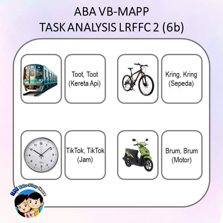 Jual Kartu Belajar ABA-VB Task Analysis LRFFC Level 2 (6b) | Shopee ...