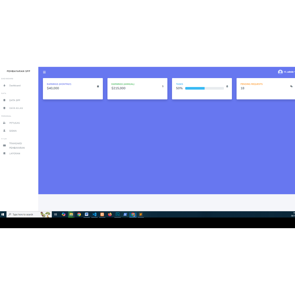 Jual Source Code Aplikasi Pembayaran SPP dengan PHP dan MySQL | Shopee ...