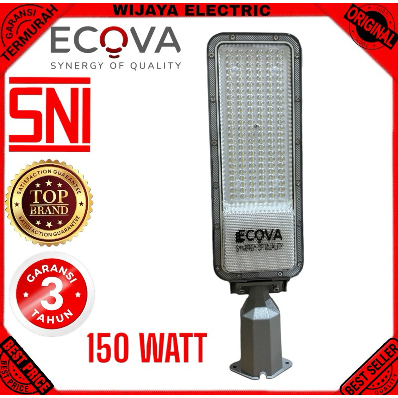 Jual Ecova Lampu jalan Led Pju Mata banyak 150 Watt Putih | Shopee Indonesia
