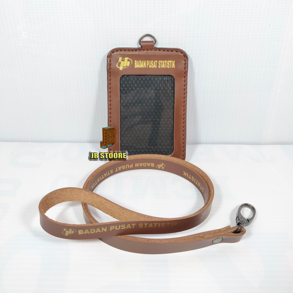 Jual Tempat Id Card BPS Kulit / Id Card Holder Bps Gantung / Name Tag ...