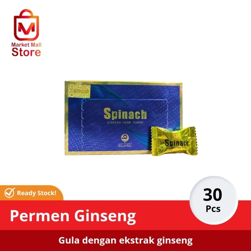 Jual Permen Ginseng Spinach Candy 30pcs Original | Shopee Indonesia