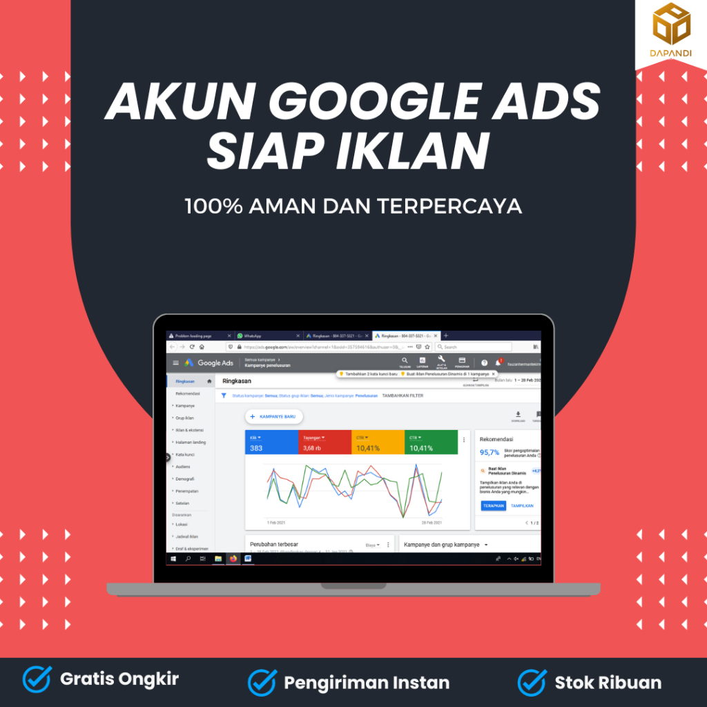 Jual Jual Akun Google Ads No limit Support Semua Jenis Iklan hitam ...