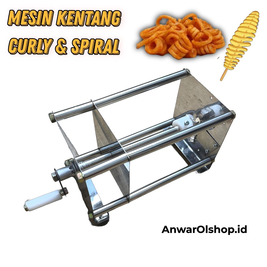 Jual Alat Kentang Curly Bahan Stainles Steel Terbaru / Mesin Potong ...