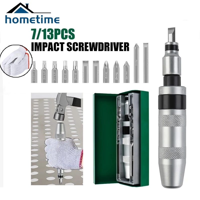 Jual Obeng Getok Putar Set 13 Pcs/Obeng ketok Set 13 Pcs/Impact ...