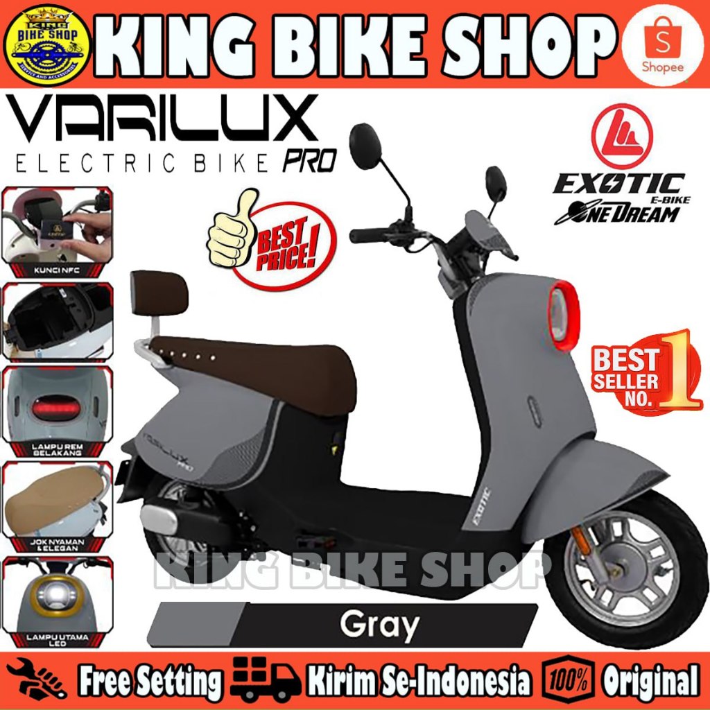 Jual Sepeda Listrik Exotic VARILUX PRO NEW 650 Watt E-Bike | Shopee ...