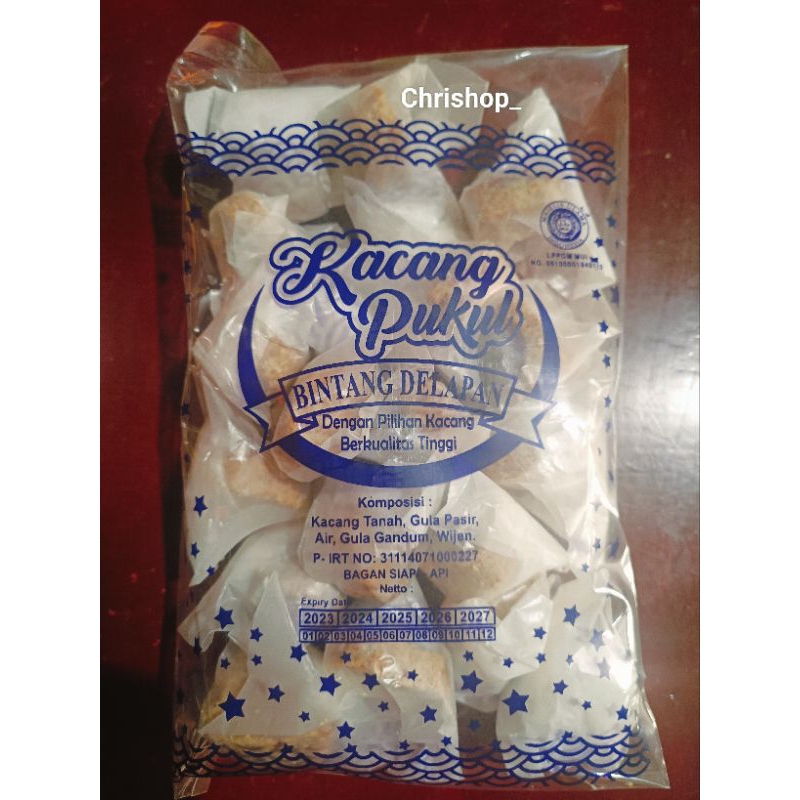 Jual Snack Kacang Pukul Bintang Delapan isi 20pcs Oleh Oleh Khas Bagan ...
