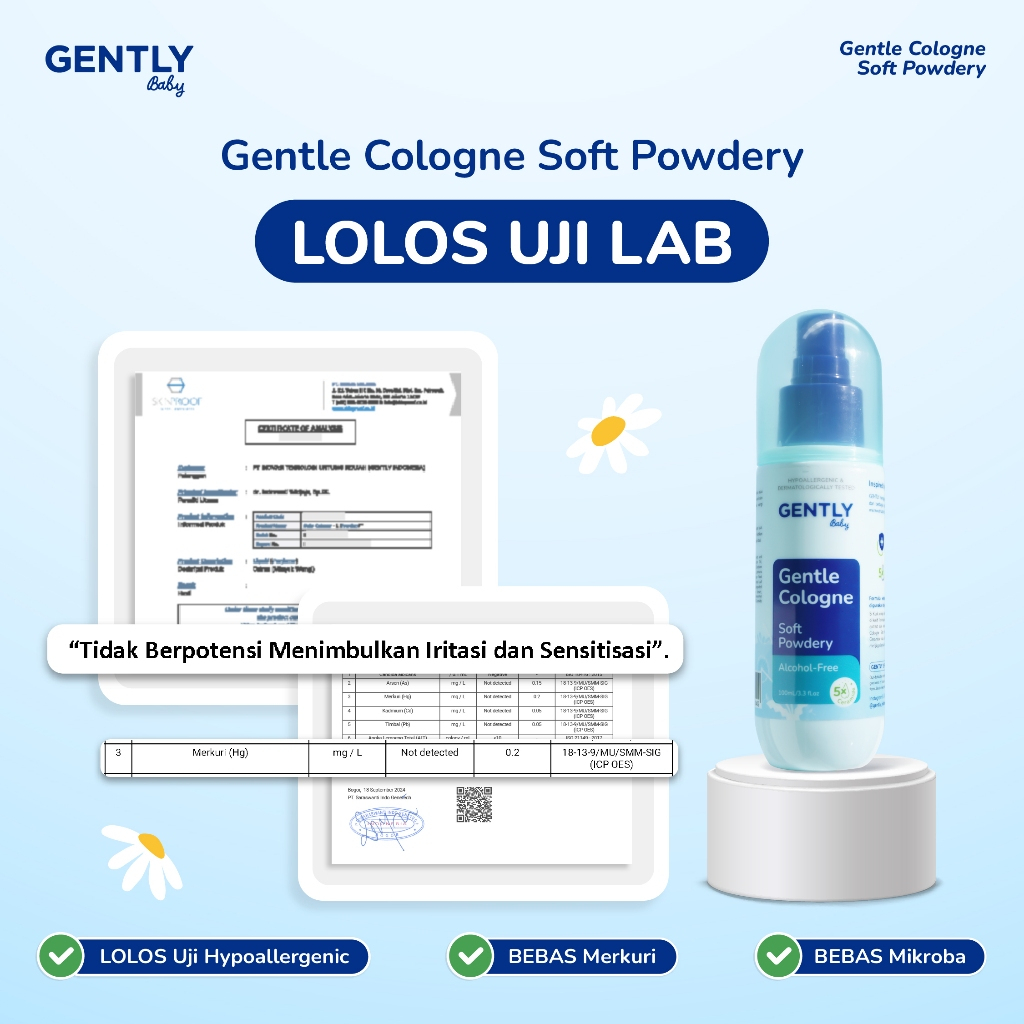 Jual ND Gently Baby Gentle Cologne Parfum Minyak Wangi Anak Bayi Musk ...