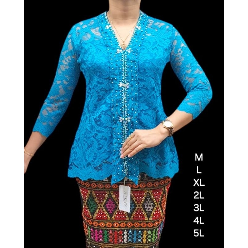 Jual Atasan renda Kartini lapis katun mix payet mewah terbaru | Shopee ...