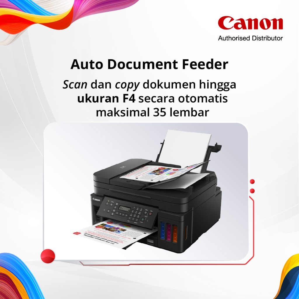 Jual Printer Ink Tank CANON PIXMA G7070 - Print Scan Copy Wifi ADF LAN ...