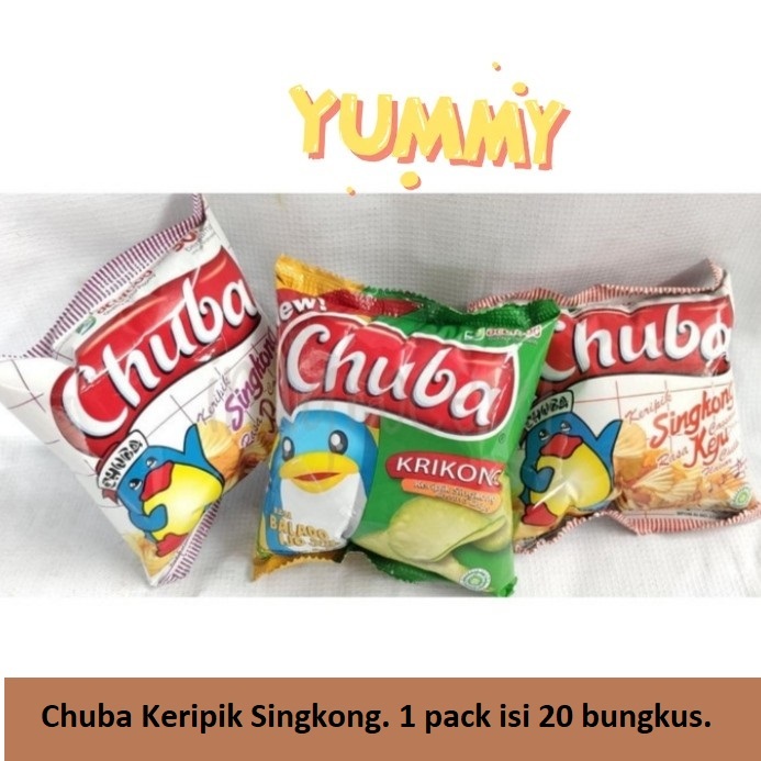 Jual chuba keripik singkong | pack isi 20 | Shopee Indonesia