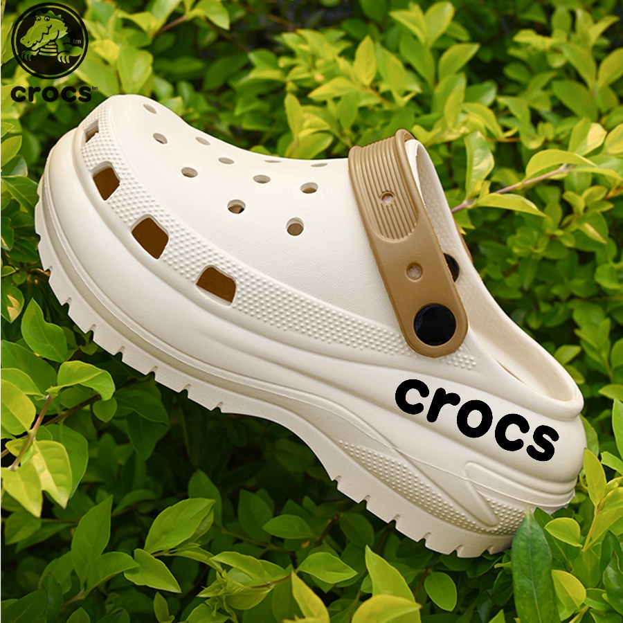 Jual CROC S Classic Mega Crush Clog Sandal Baim Wanita Terbaru Kodok ...