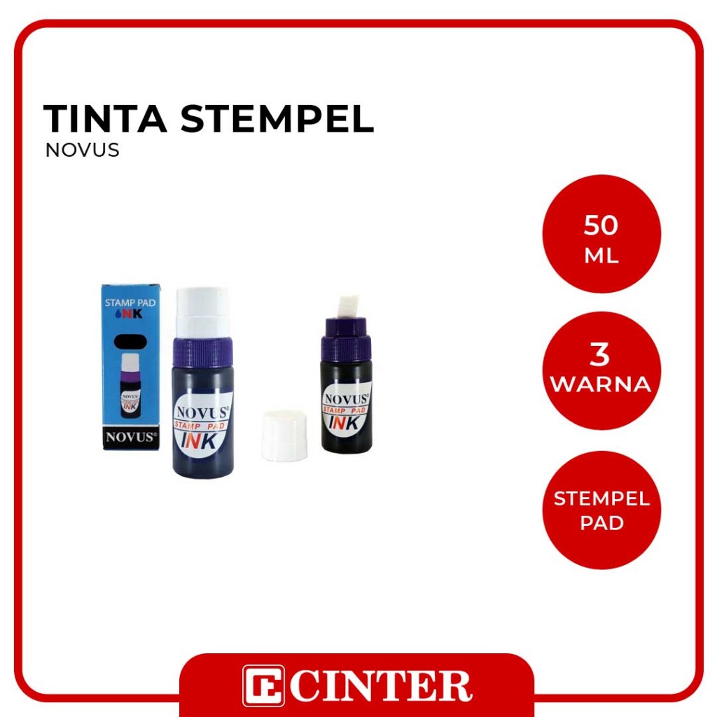 Jual NOVUS - TINTA CAP / TINTA STEMPEL 50 ML | Shopee Indonesia