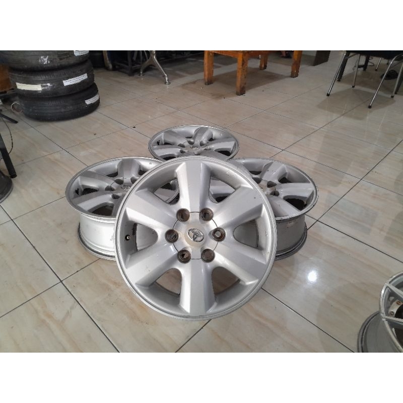 Jual VELG SEKEN MURAH COPOTAN STD FORTUNER R16x6 PCD 6X139,7 ET30 COCOK BUAT PAJERO HILUX ...