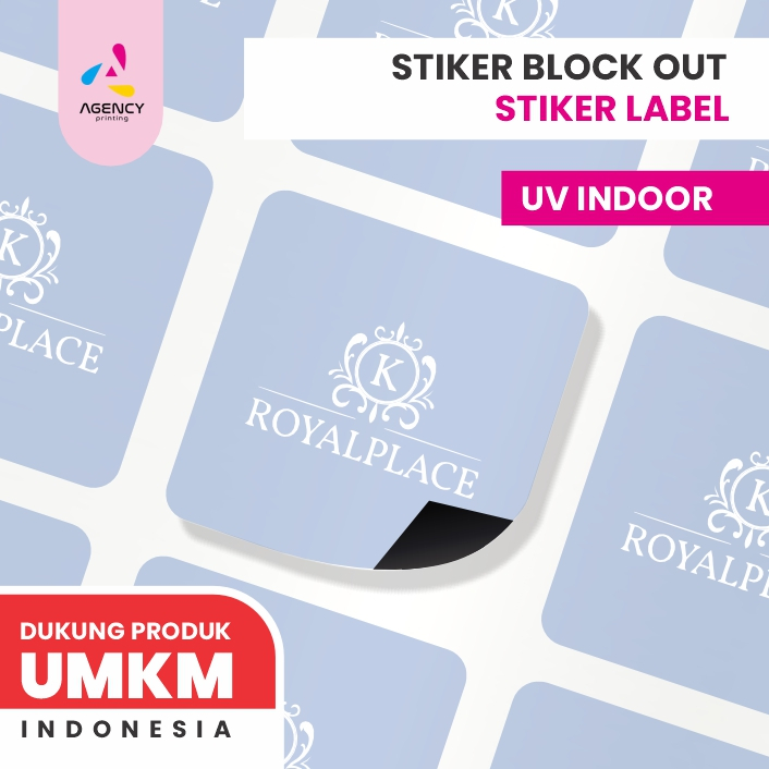 Jual Cetak Stiker Block Out Meteran Stiker Mobil Dinding Tanpa Laminasi ...