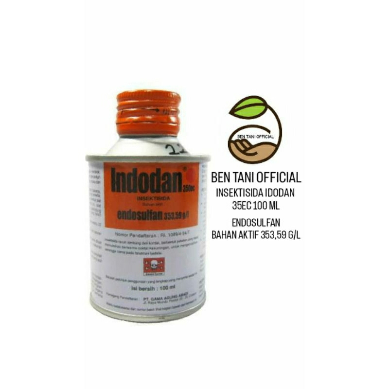 Jual INSEKTISIDA ENDOSULFAN INDODAN 35EC 100 ML 100% ORIGINAL | Shopee ...