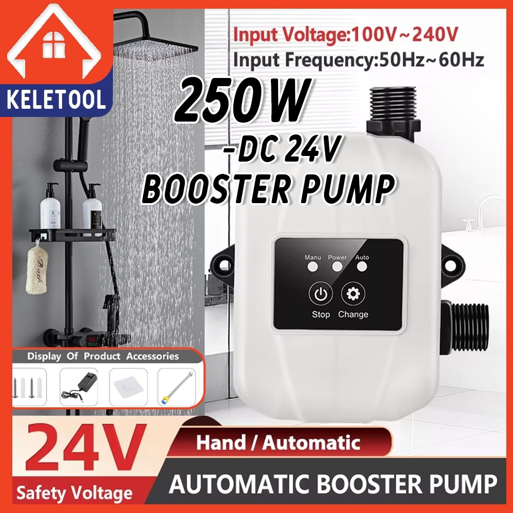 Jual Pompa air 24V 250W Pompa Pemanas Air 75Feet Pengontrol Tekanan Air ...